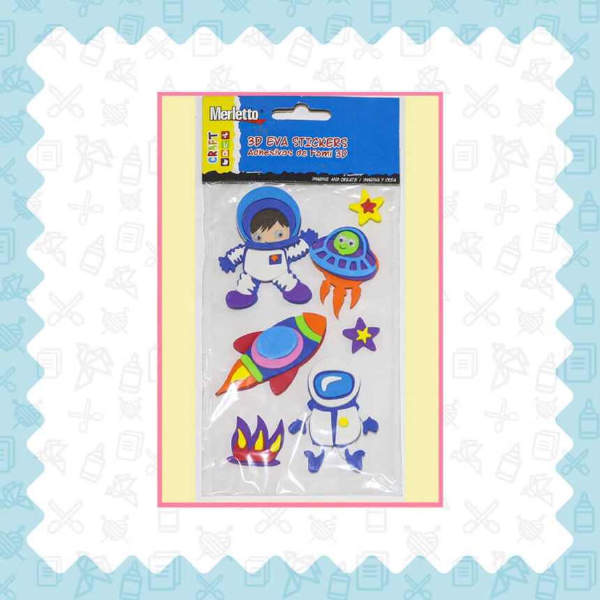 Sticker Foam | Modelo: Astronauta - Mundo Fénix