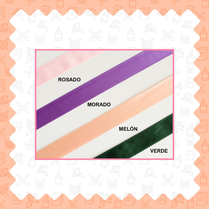 Cinta satinada L-25 - Mundo Fénix